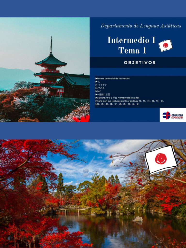 EF Japonés Intermedio I Tema 1 (V2) | PDF