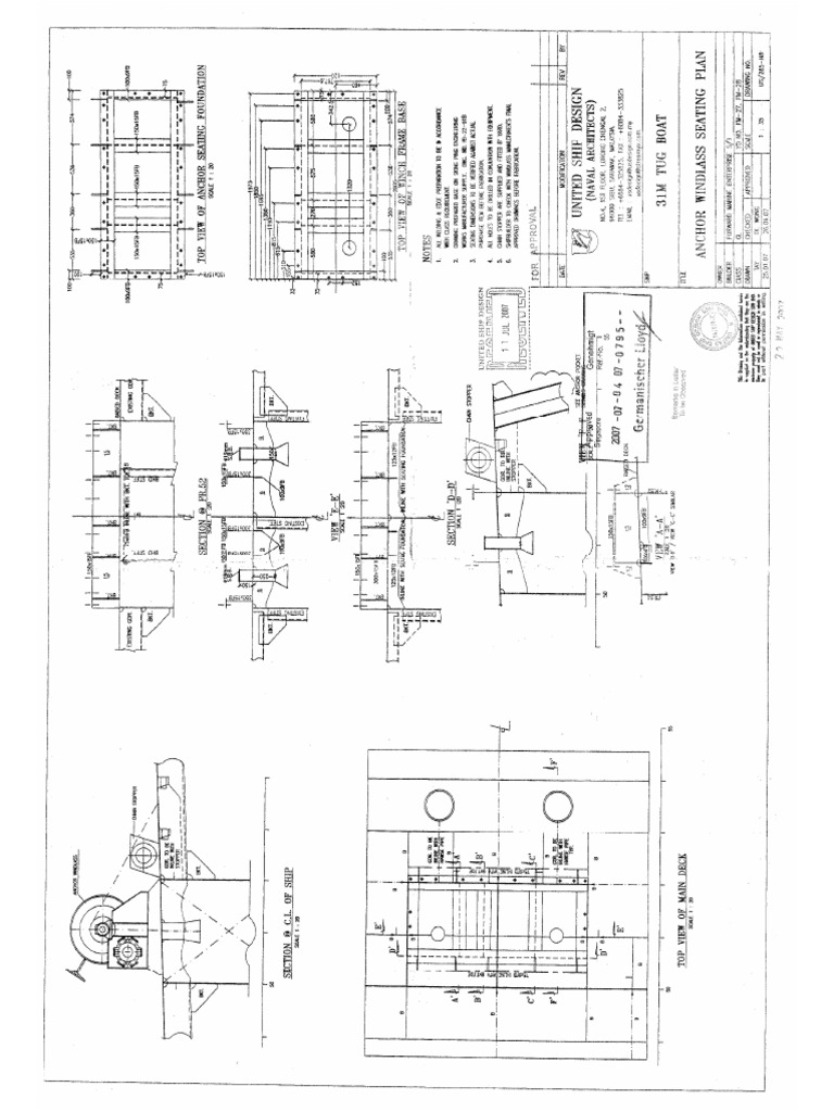 Anchor Windlass Seating Plan | PDF