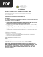 Grade 11 - 2024 Data Handling Task | PDF | Tourism | Business