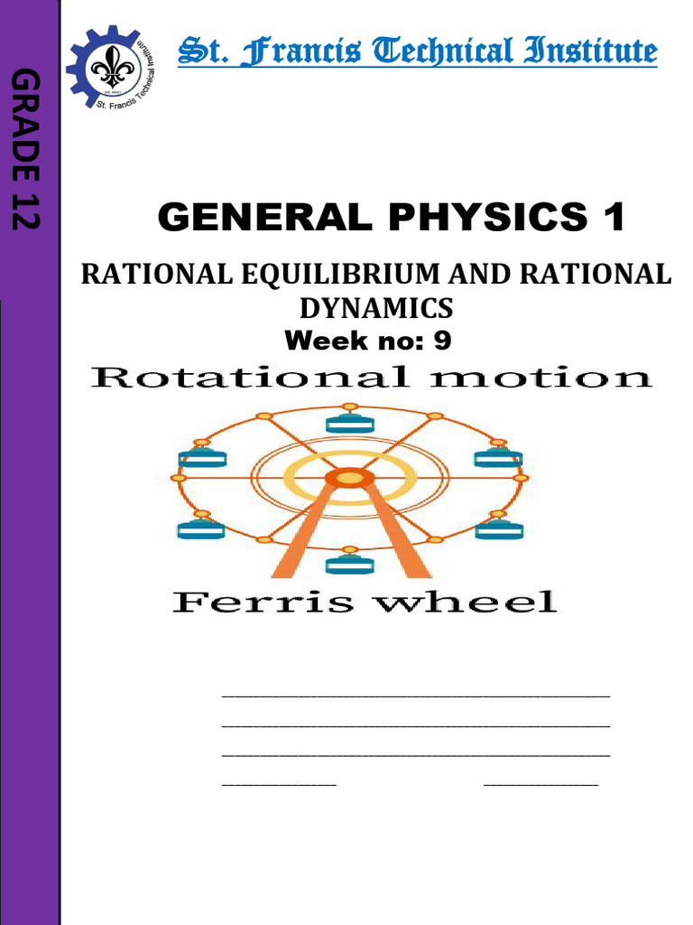 Week 9 General Physics 1 | PDF