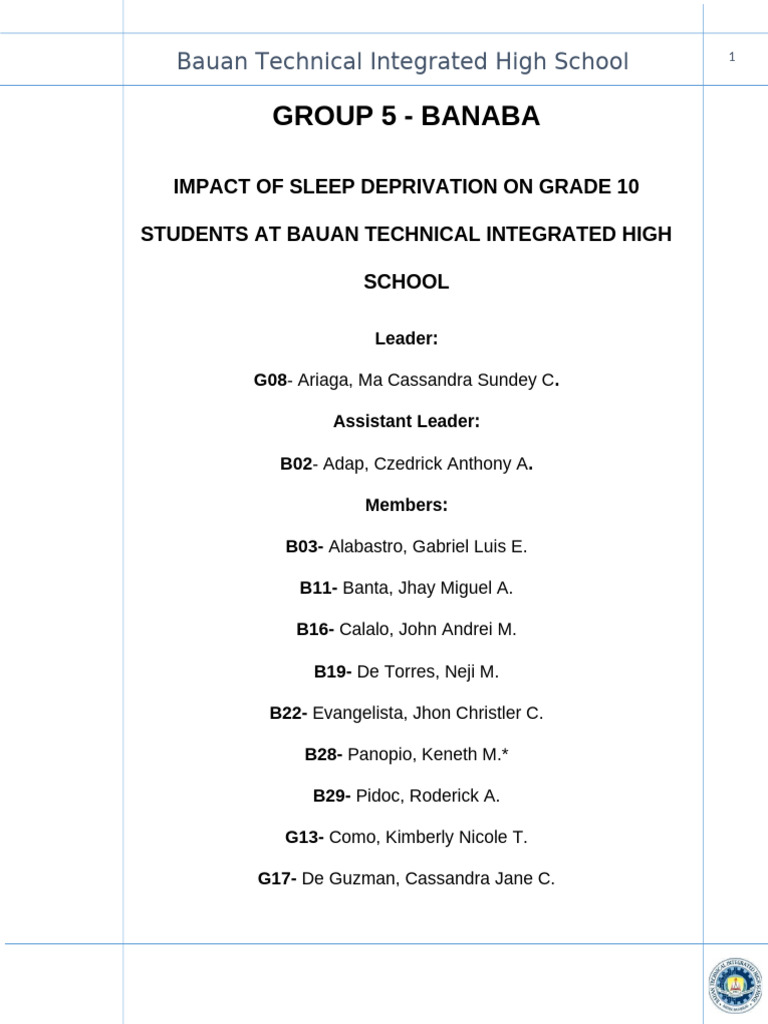 Research Paper Group 5 - Chapter 1 | PDF