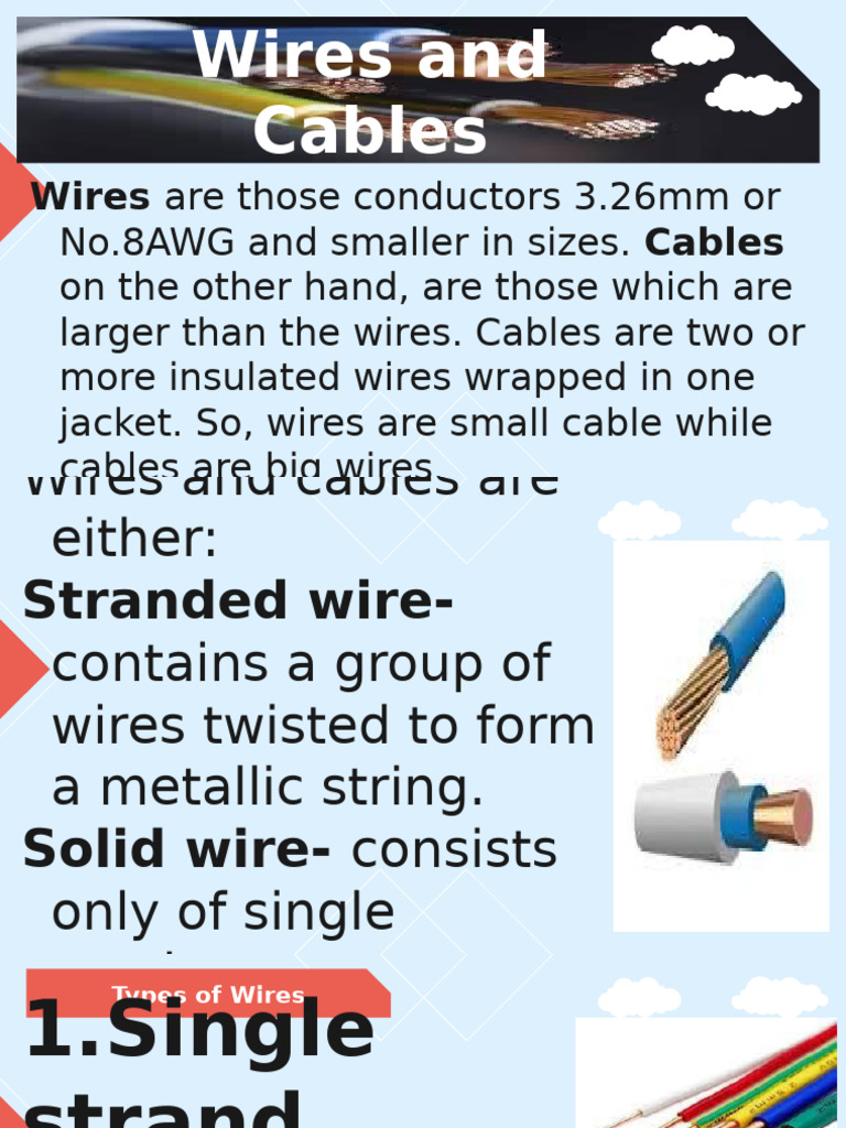Wires and Cables | PDF