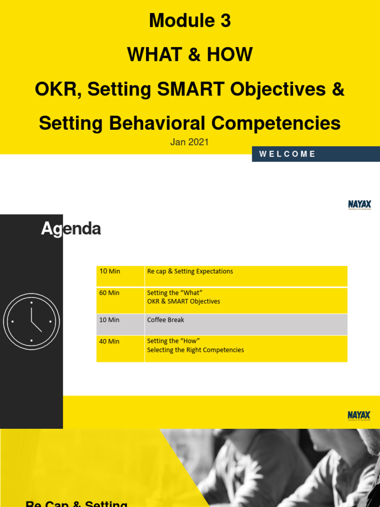Dokumen - Tips - Module 3 Okr Setting Smart Objectives Amp ...