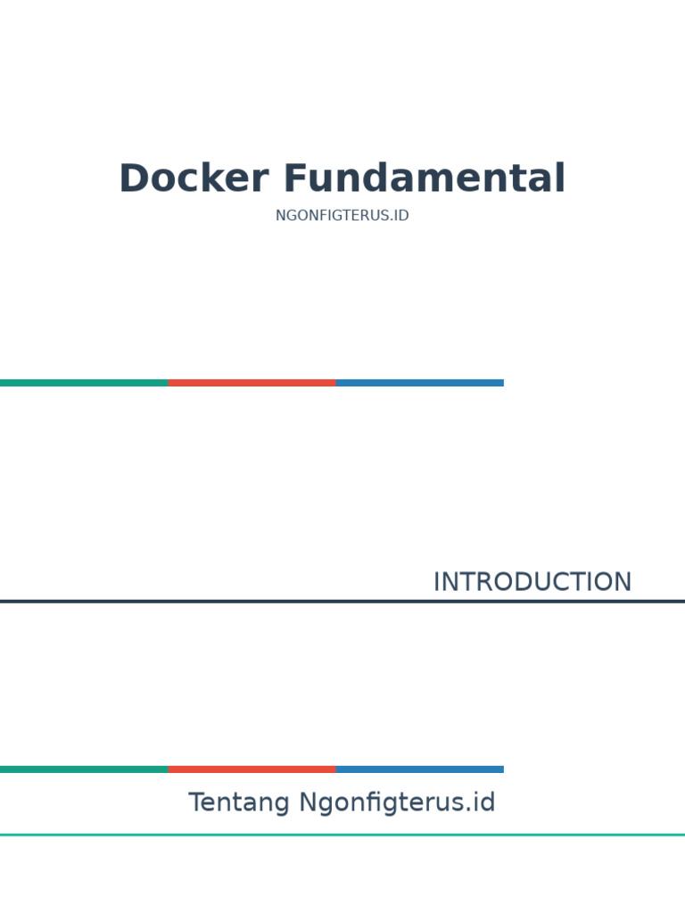 Docker Fundamental | PDF