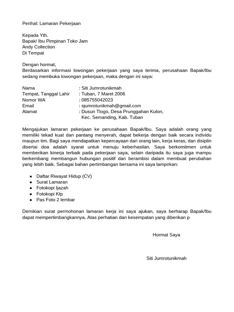 Lamker-Siti Jumrotunikmah (01) Salinan | PDF