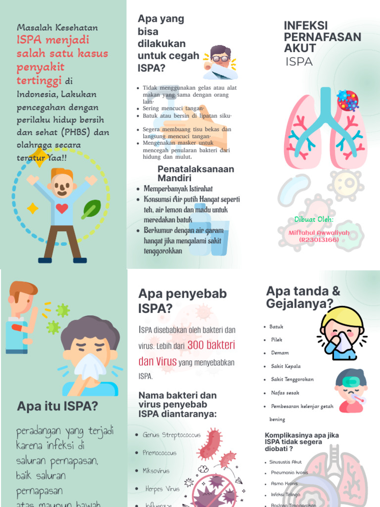 Leaflet ISPA | PDF | Diseases And Disorders | Respiratory Diseases