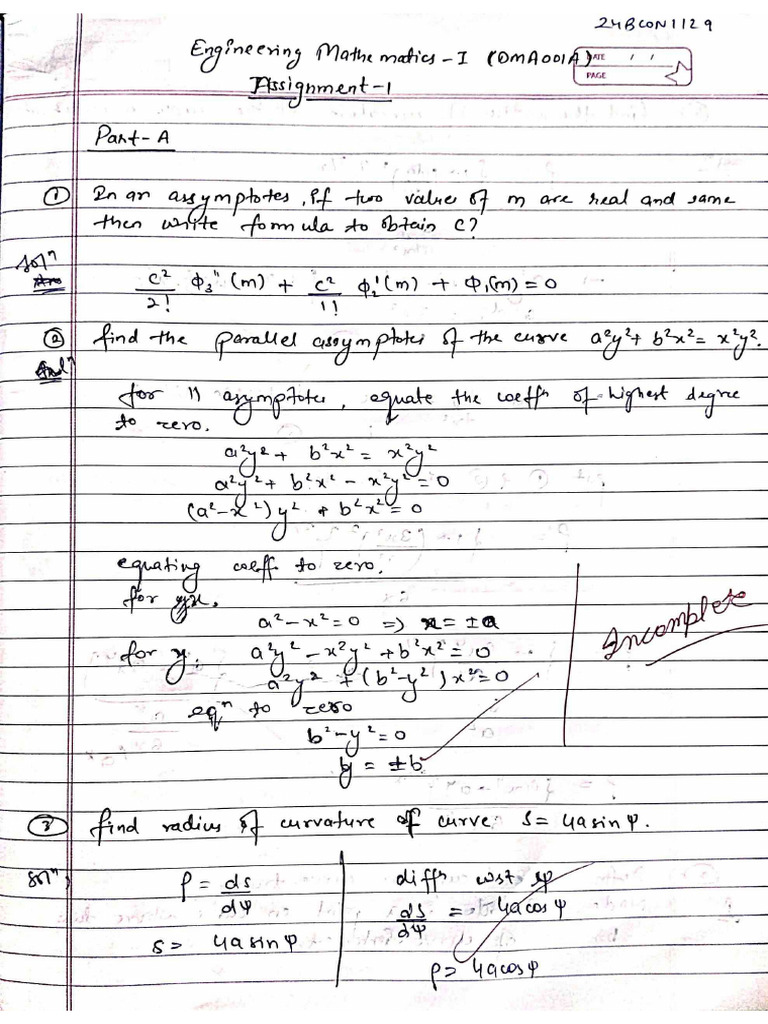 Math Assignment | PDF