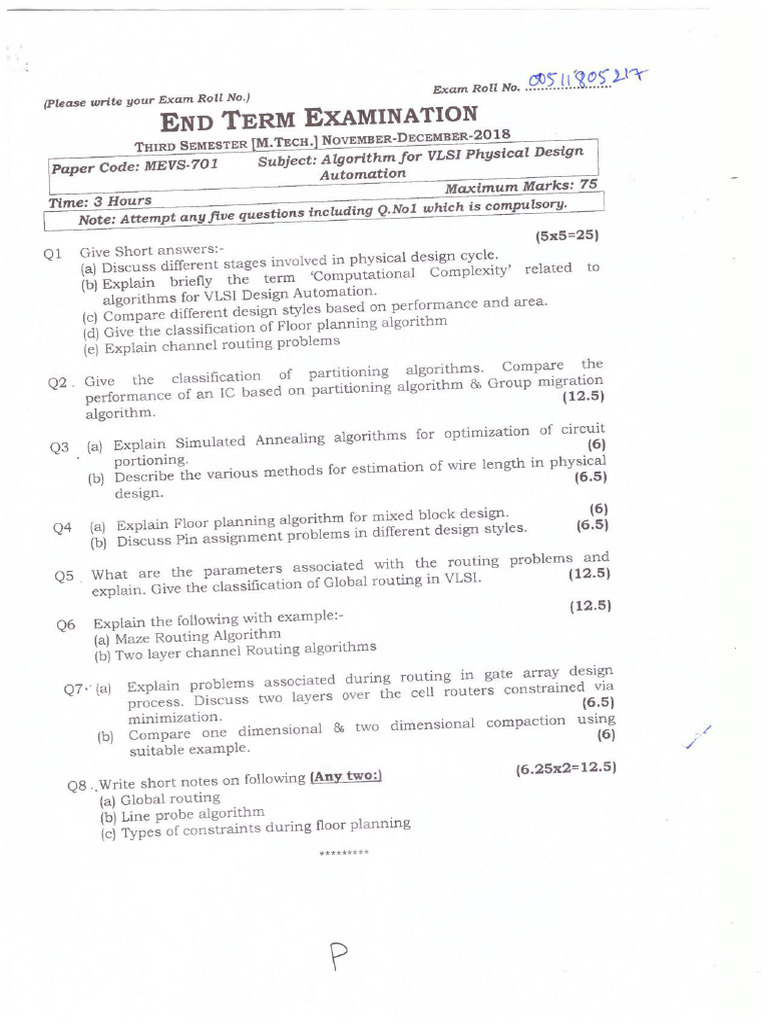 Algorithm For VLSI Physical Design Automation December 2018 | PDF