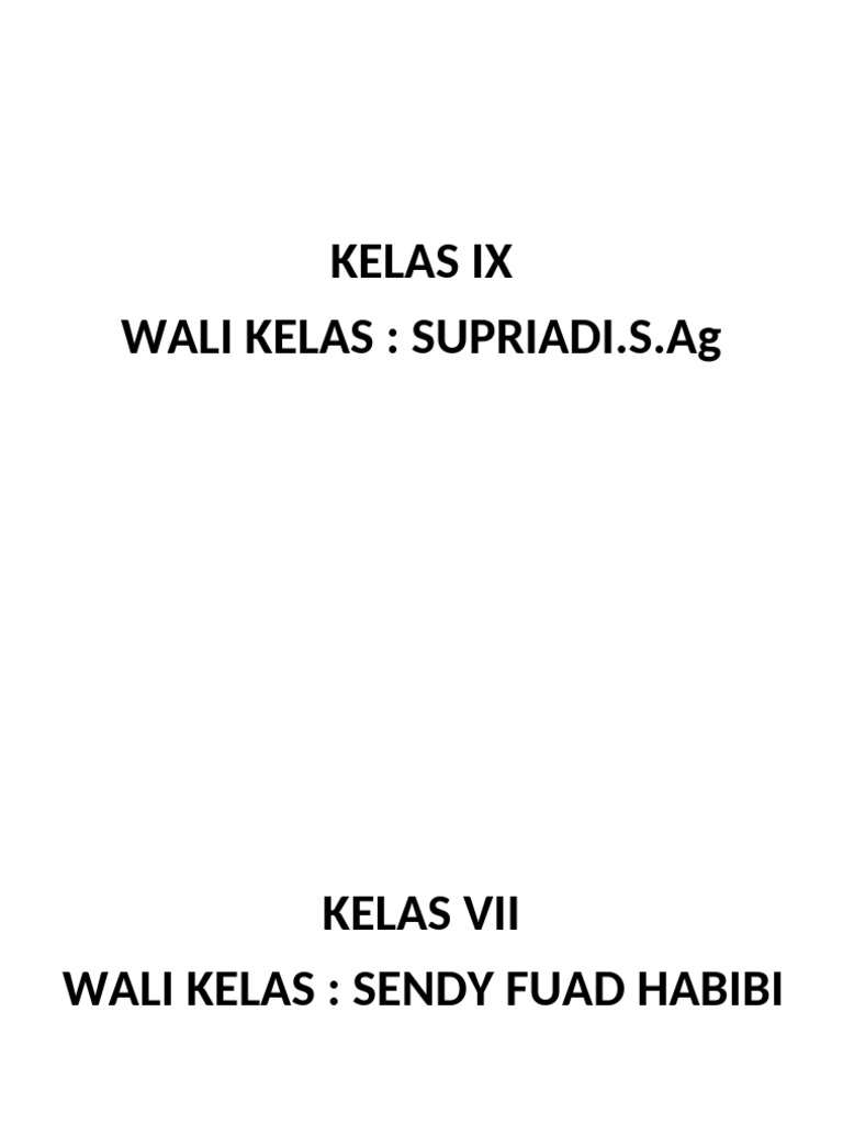 Kelas Ix | PDF