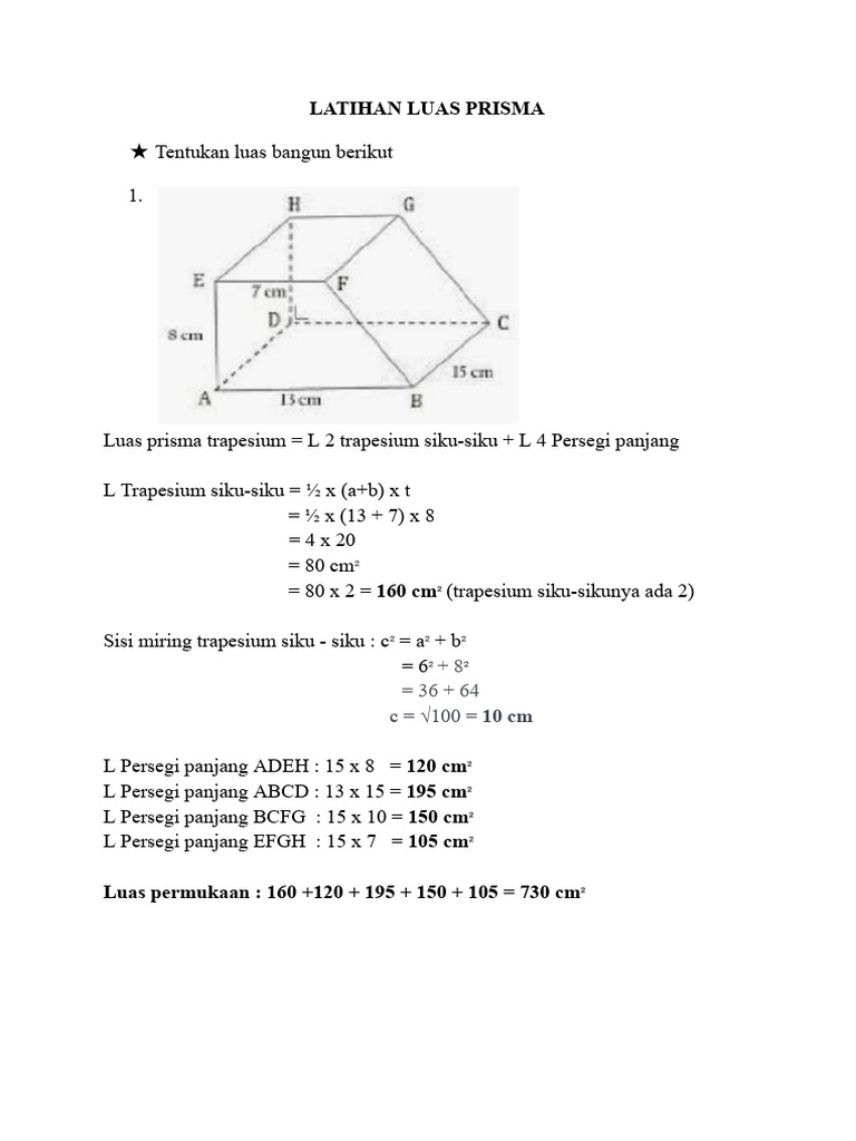 Latihan Prisma | PDF