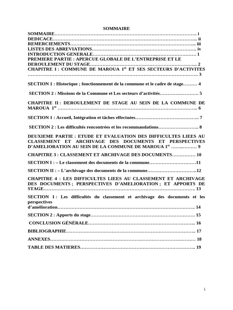 SOMMAIRE | PDF