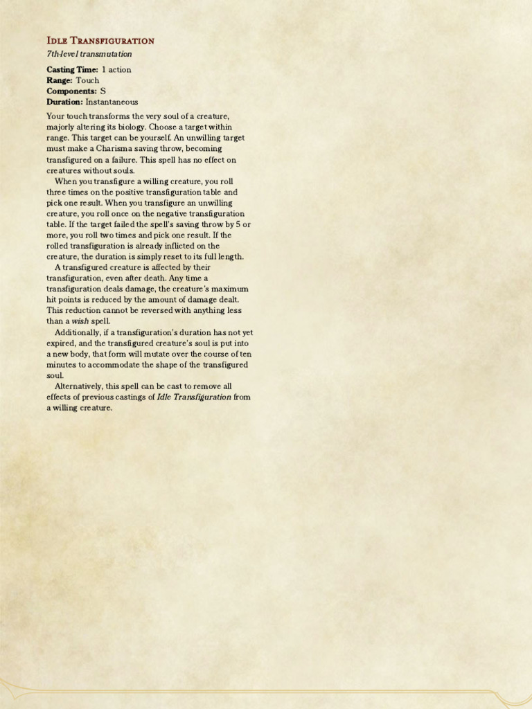 Advanced Spellcasting Guide | PDF