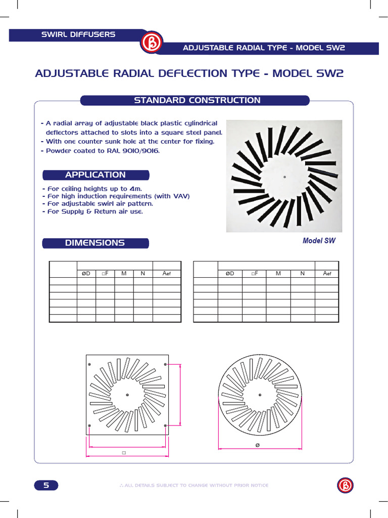 Adjustable Radial Deflection | PDF