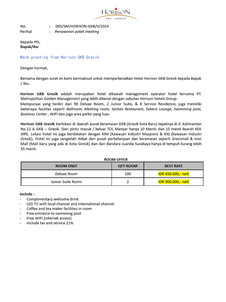 Offering Letter | PDF
