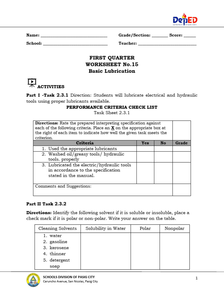Tle Eim 9-Q1-DW15 | PDF