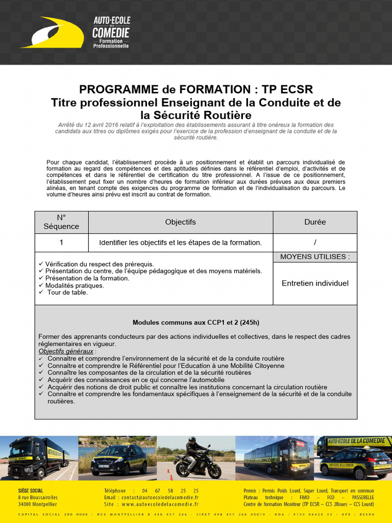 TP Ecsr Programme | PDF