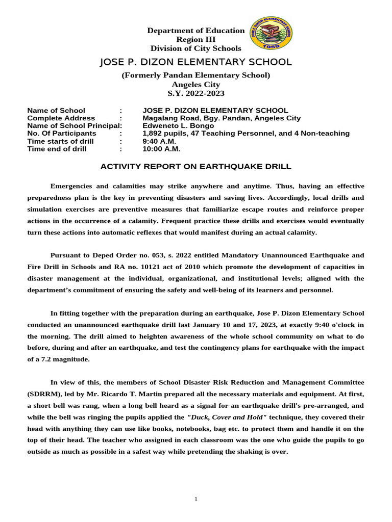 ACTIVITY REPORT On NSED - 2023-2024 - MARCH 22 | PDF