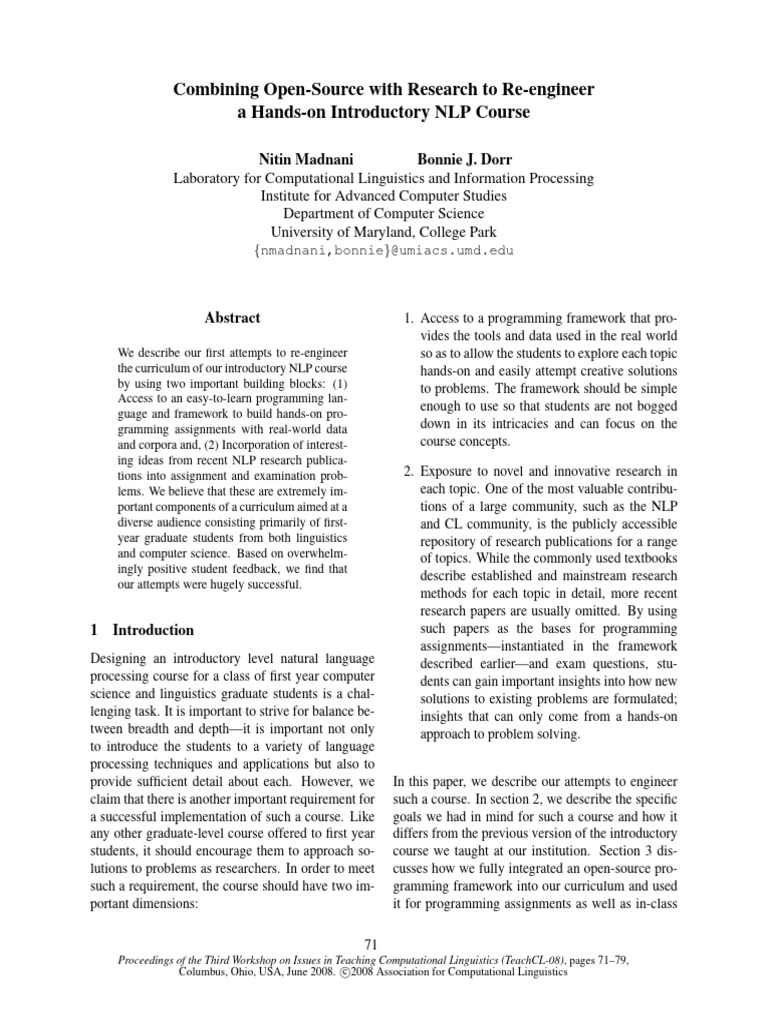 Combining Open-Source With Research To Re-Engineer A Hands-On ...