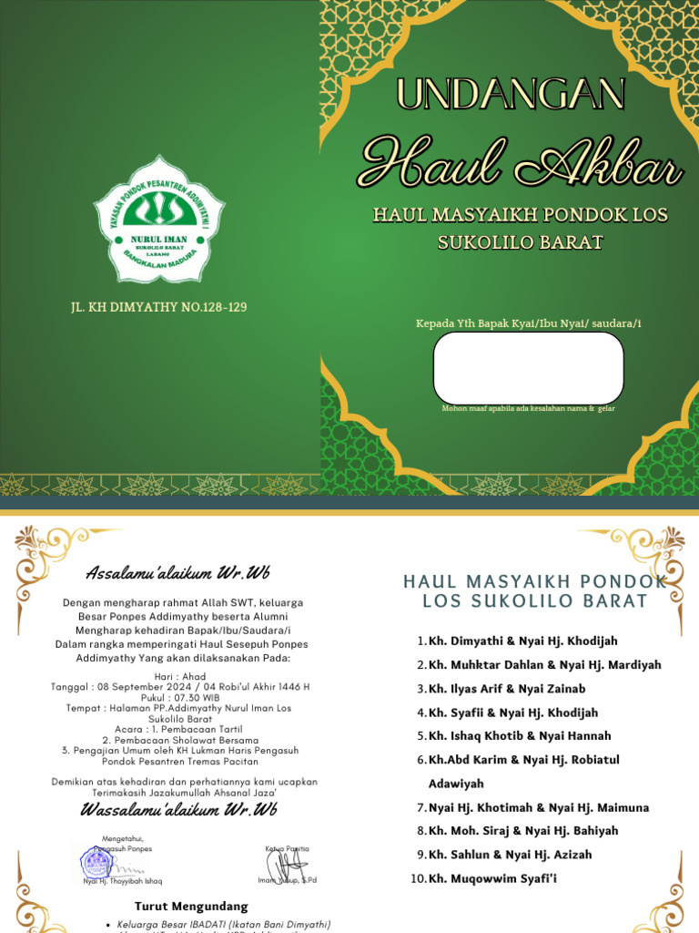 Haul Akbar - 20240828 - 171035 - 0000 | PDF