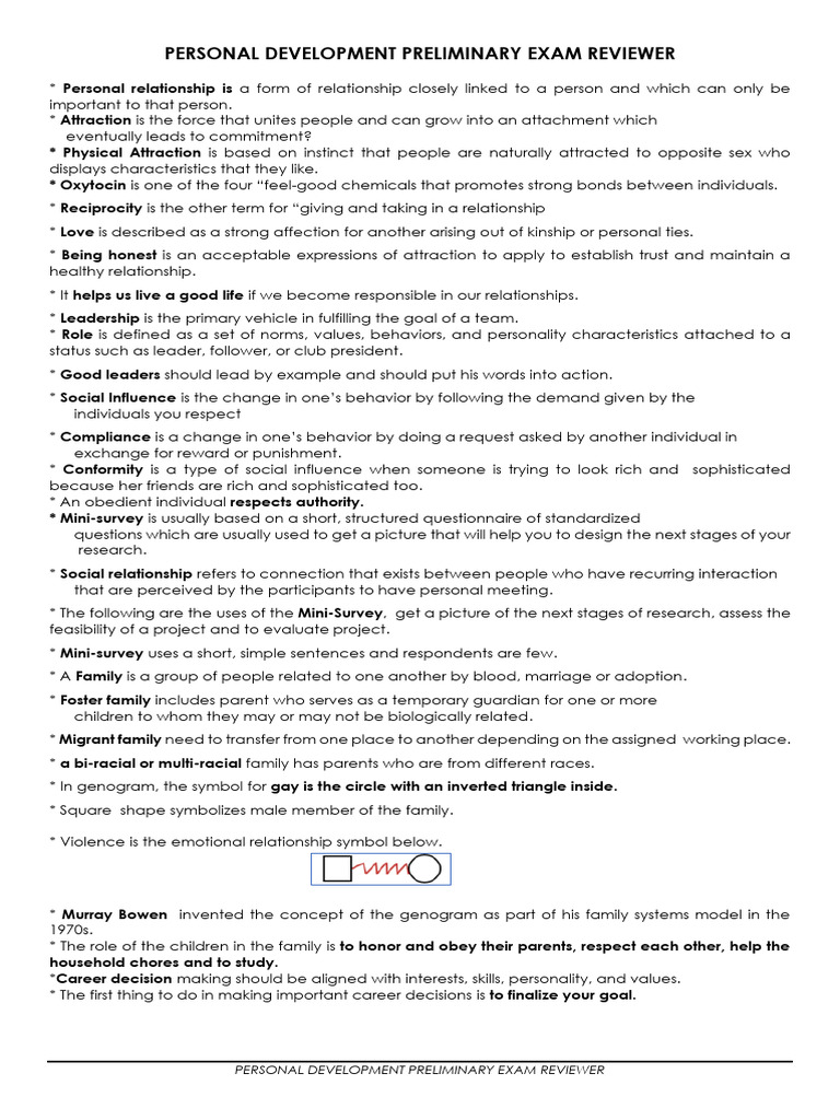 Perdev Preliminary Reviewer | PDF