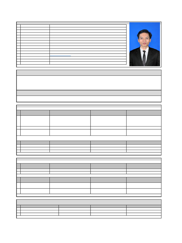 Form Biodata PTC | PDF