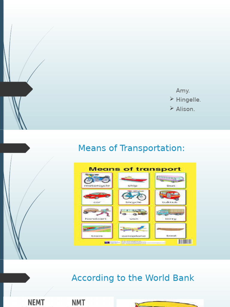 Transportation Culture Presentation | PDF