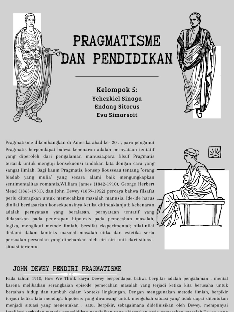 Pragmatism and Education | PDF