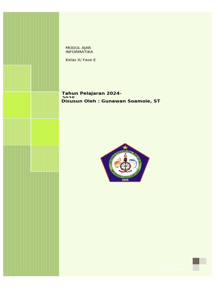 Modul Ajar BK 01 | PDF