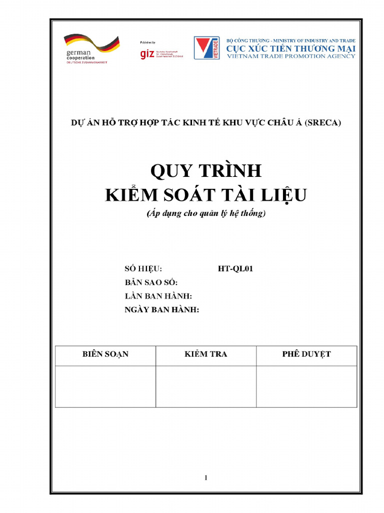 01.HT QL01 Process Control | PDF