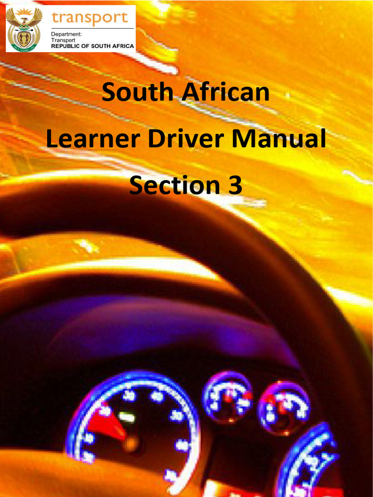 South Africa Learner Driver Controls Guide | PDF | Manual Transmission ...