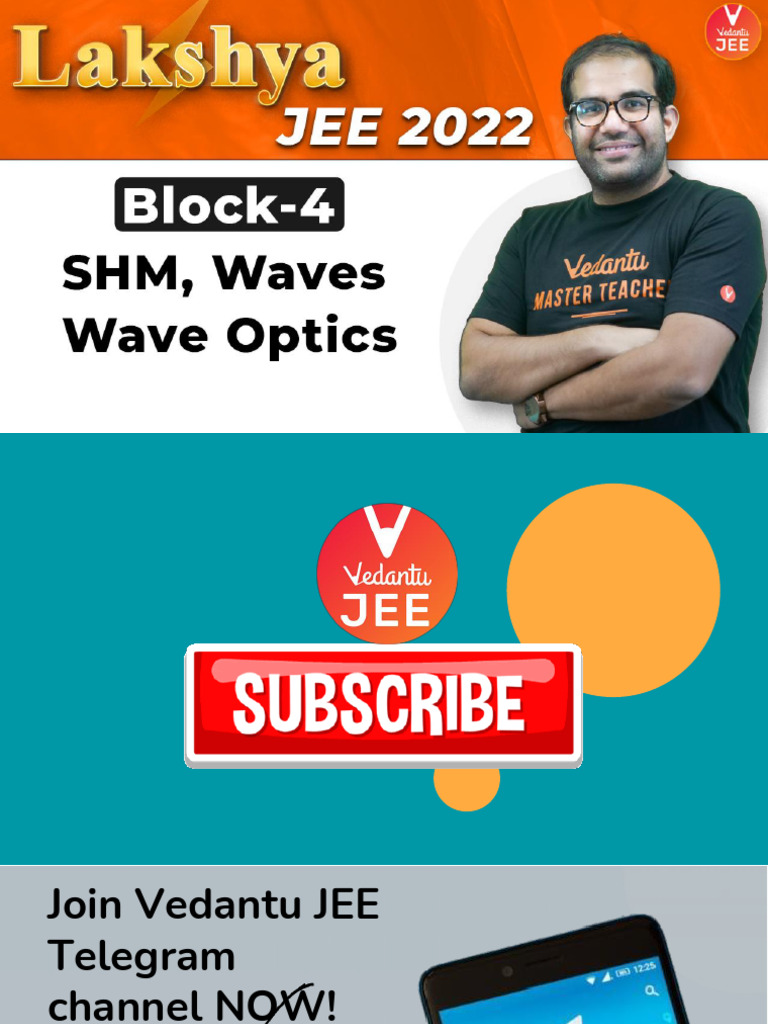 SHM and Wave Optics | PDF