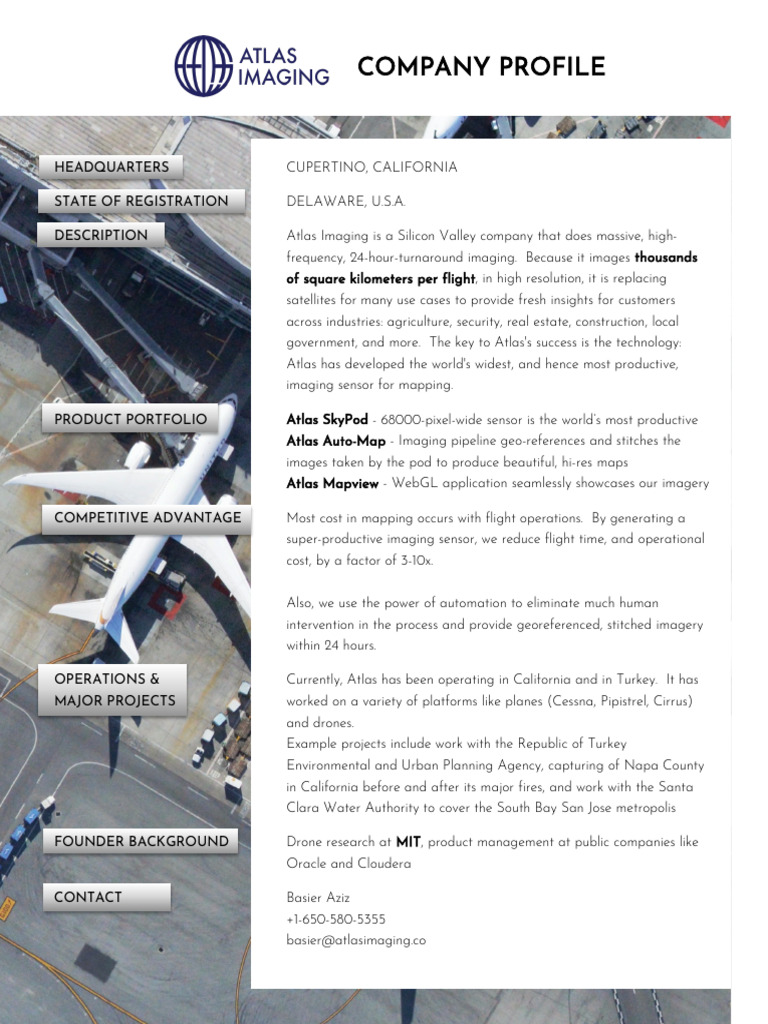 Atlas Imaging Company Profile | PDF