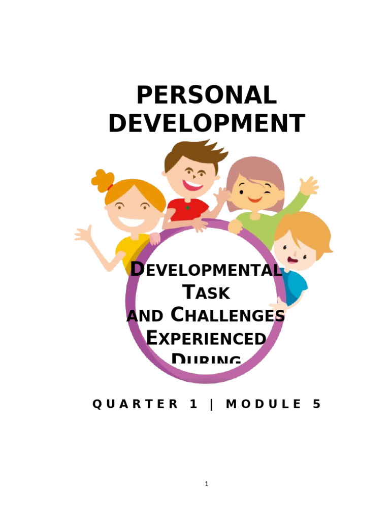 Personal Development Modules 4 | PDF