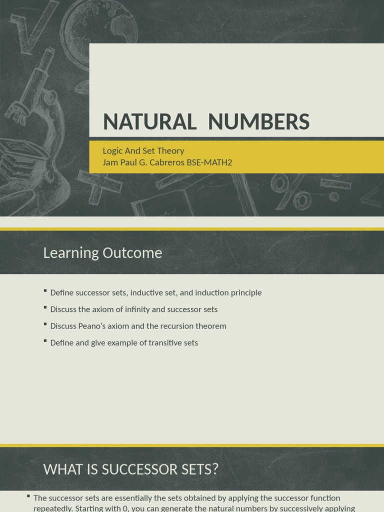 Final Report Logic An Set Theory | PDF