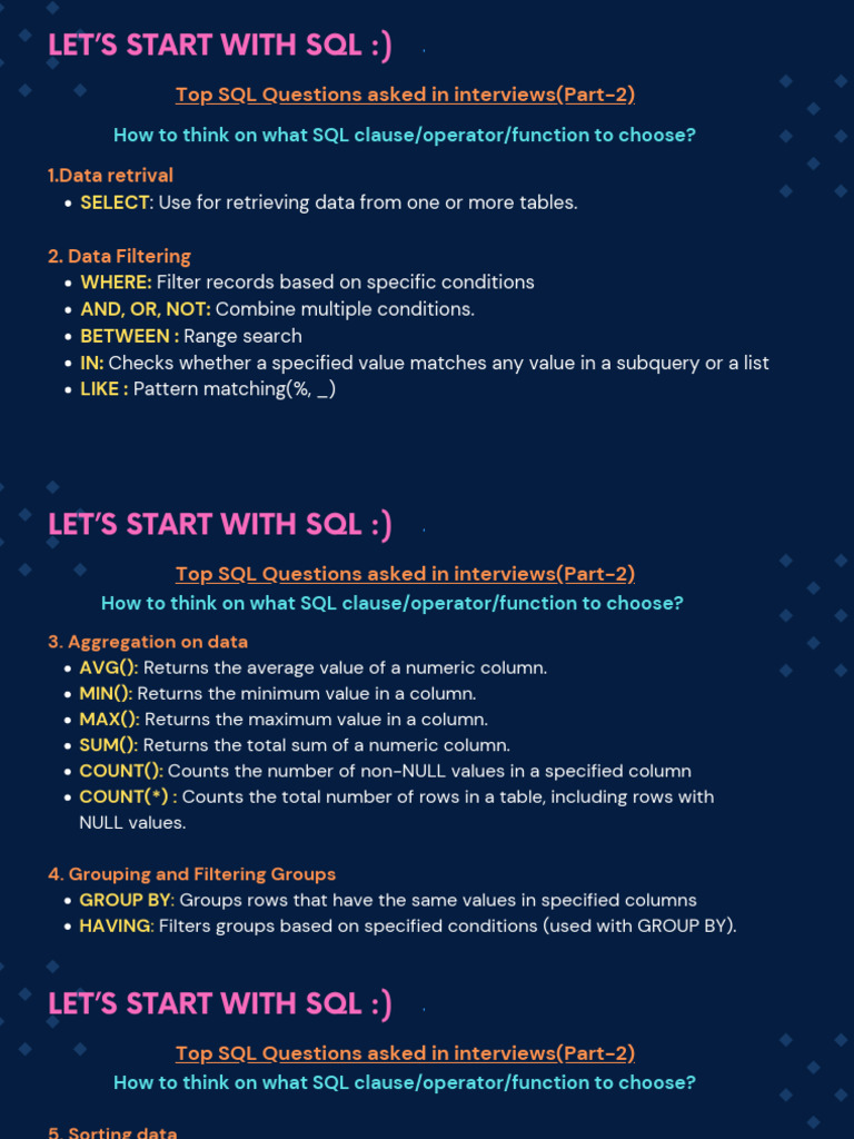 Top SQL Interview-2 | PDF