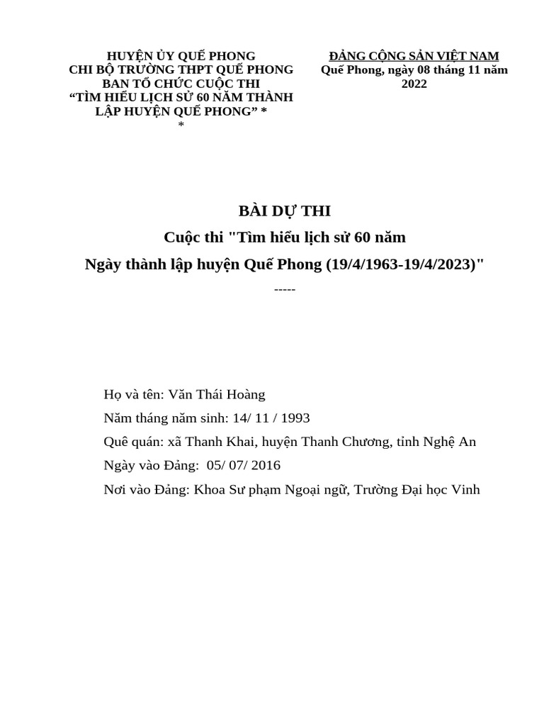 Baài D Thi 60 Năm | PDF