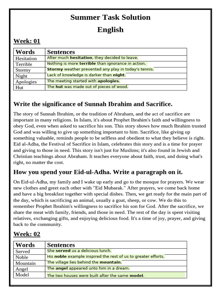 Summer Task Solution | PDF