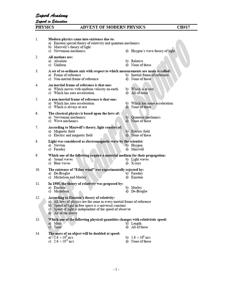 Phy-17-Kamran Soomro - ©DR - Mehtu | PDF