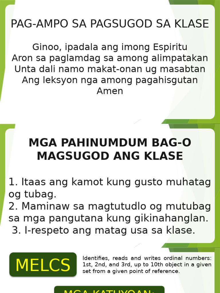 Ordinal Numbers 1st - 10th | PDF | Language Arts & Discipline
