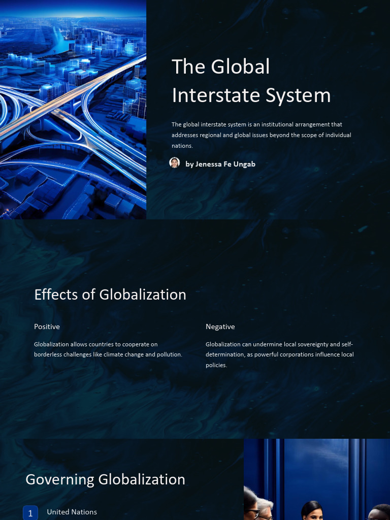 Lesson 4 - The Global Interstate System | PDF | Globalization ...