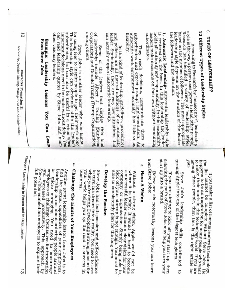 Character Formation 2 Sir Macasling | PDF