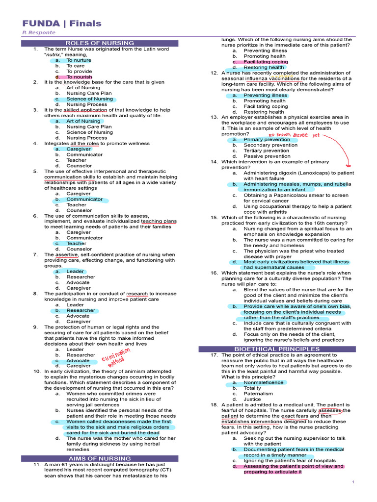 FINALS Funda-Answers | PDF