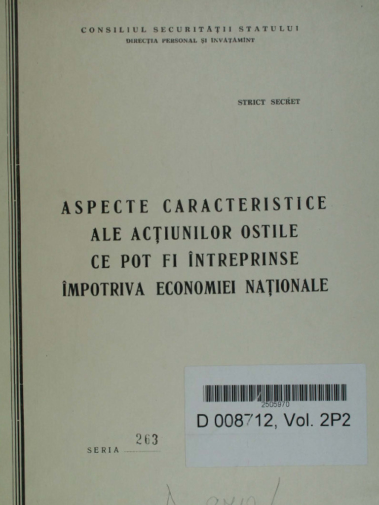Aspecte Caracteristice Ale Acțiunilor Ostile Ce Pot Fi Întreprinse ...