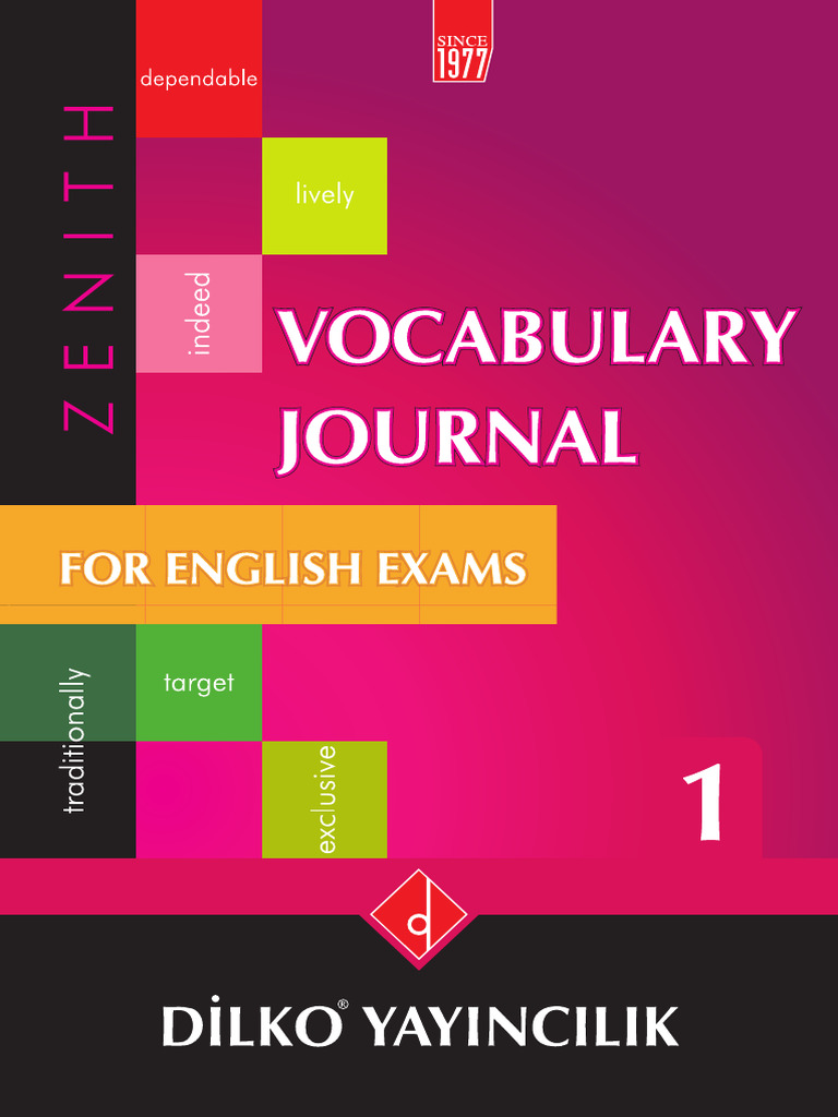 Vocabulary Journal 1 Cevapsiz | PDF