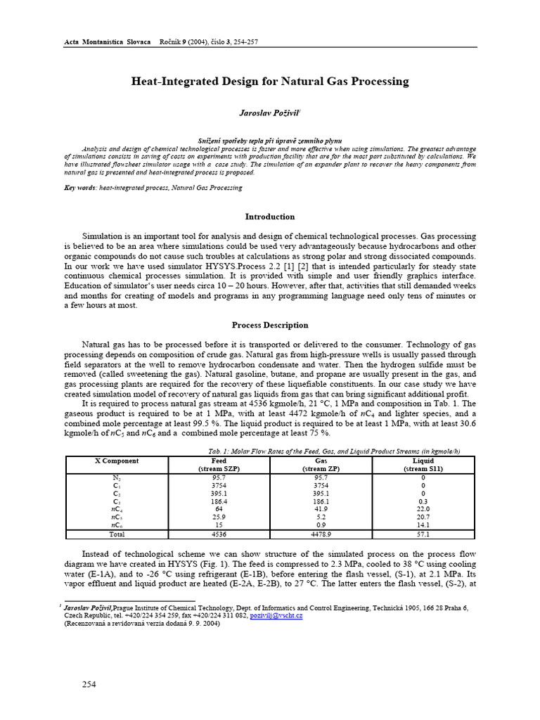 Heat Integration Case | PDF