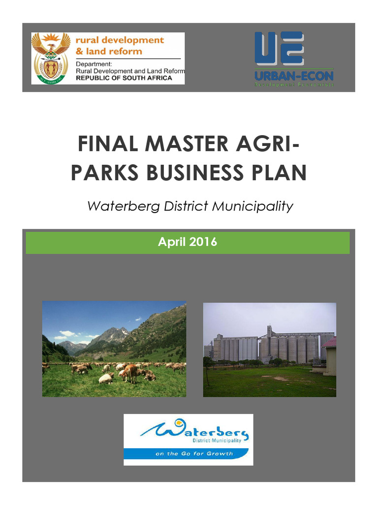 Waterberg DM Final Master Agri-Park Business Plan | PDF
