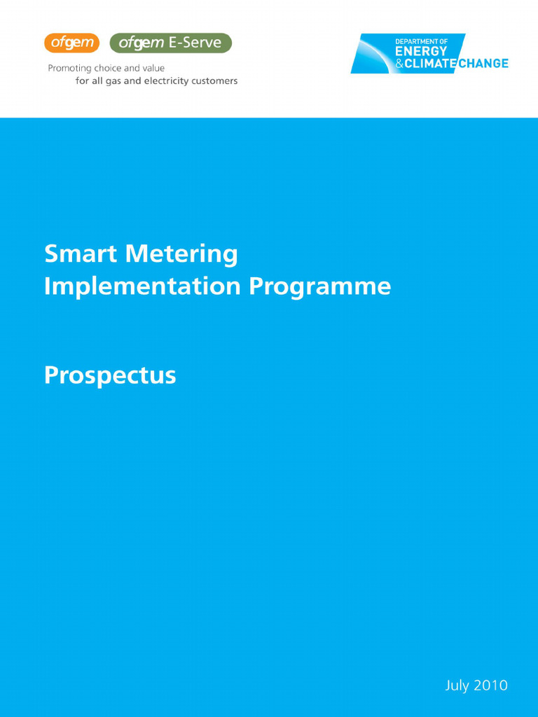 Smart Metering Prospectus | PDF