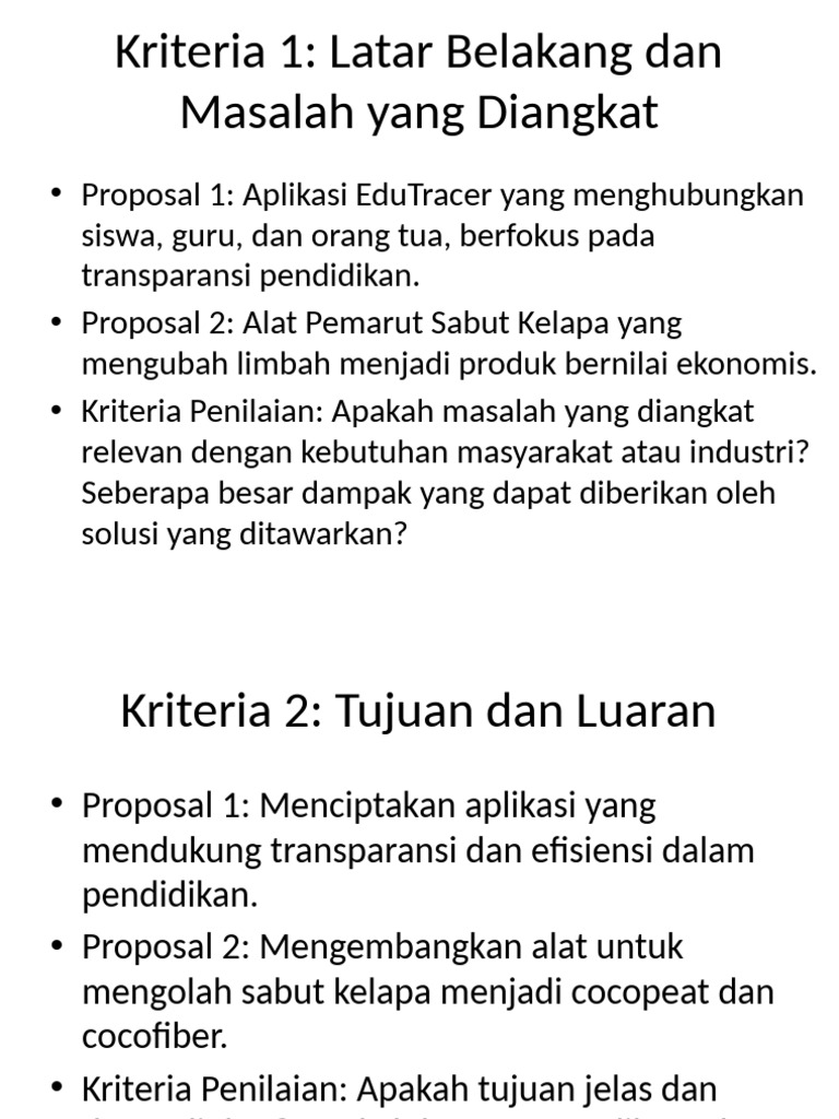 Kriteria PKM KI Review | PDF