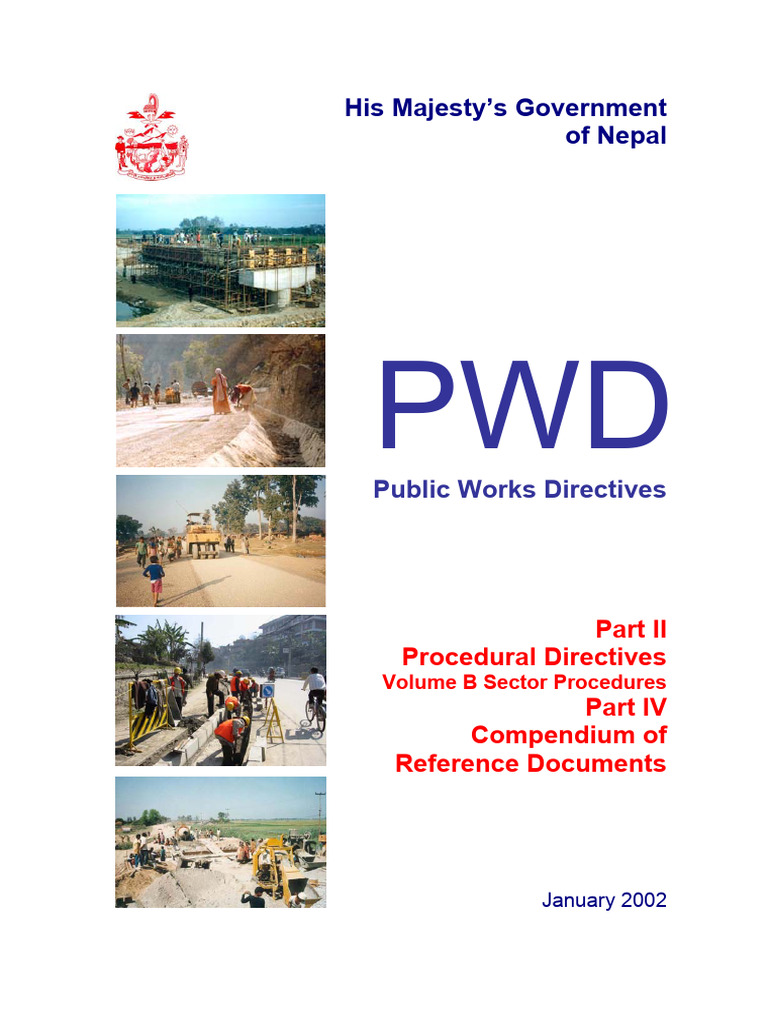 PWD Cover Part II B & IV | PDF
