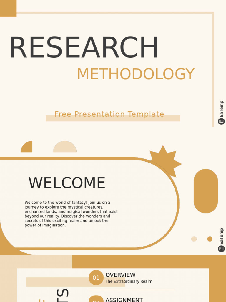 Research Methodology PPT Template by EaTemp | PDF
